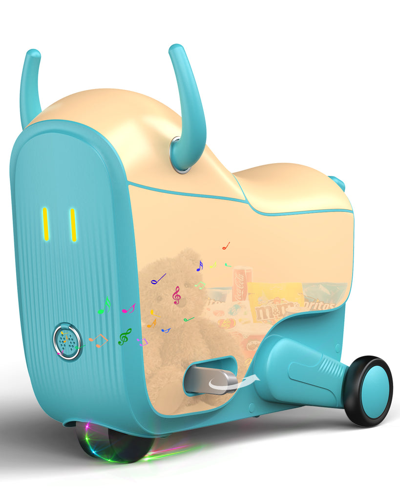 GYROOR GNU Electric Suitcase For Kids Ages 3-6